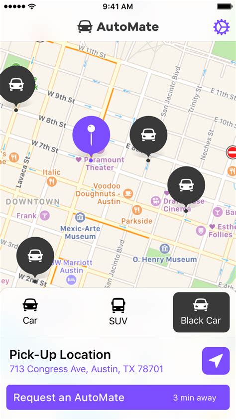 Map Ui Kit Mobile Ui