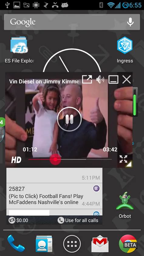 Showtime Youtube Floating Hd Player Busts Out Youtube Pocketables