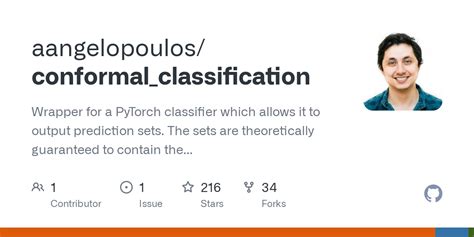 github aangelopoulos conformal classification wrapper for a pytorch