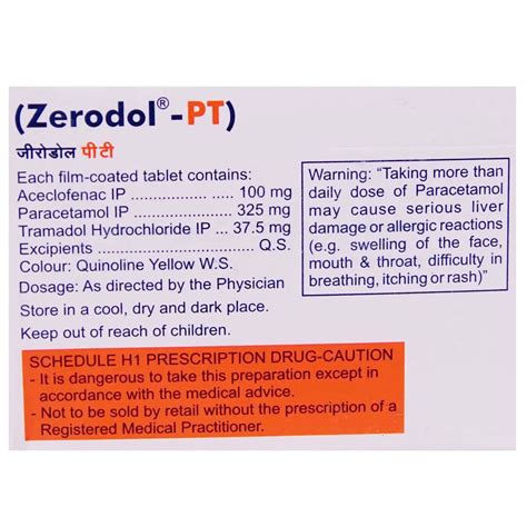 Zerodol Pt Tablet 10s Price Uses Side Effects Composition Apollo