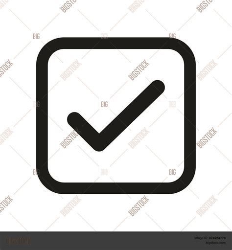 Check List Button Vector Photo Free Trial Bigstock