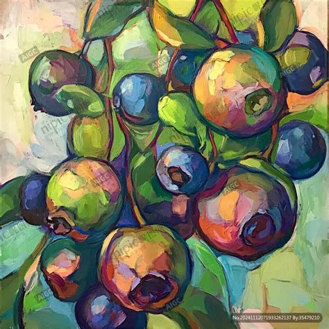 Ai创作图油画果 装饰画蓝莓 水果油画 油画水果 果实装饰画 抽象水果油画 水果抽象画 果蔬油画 果实绘画 油画苹果 秋实油画 水果艺术画 蓝莓插画设计 蔬果油画 苹果抽象画 昵图网