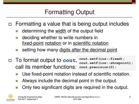 cmpe data structures and algorithms in c september 7 class meeting