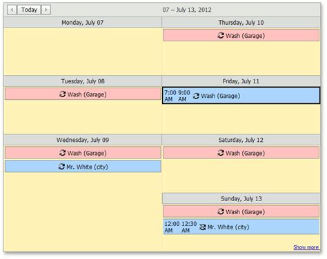 make a series of recurring appointments devexpress end user documentation