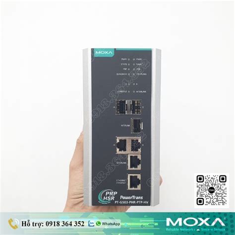 Pt G503 Phr Ptp Hv Switch Iec 61850 3 Hỗ Trợ Hsr Prp 220vdc Moxa Vietn Điện Công Nghiệp 247