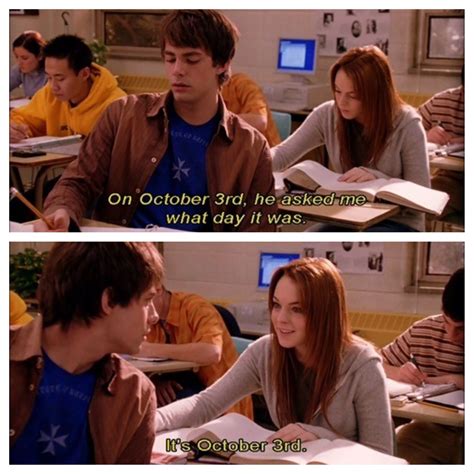 Mean Girls October 3rd Quote Shortquotescc