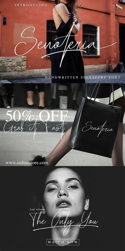 Senoteria Signature Font Signature Fonts Branding Design Inspiration Creative Graphic Design