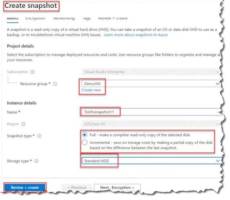How To Snapshot Azure VM Using Azure Portal Azure Lessons