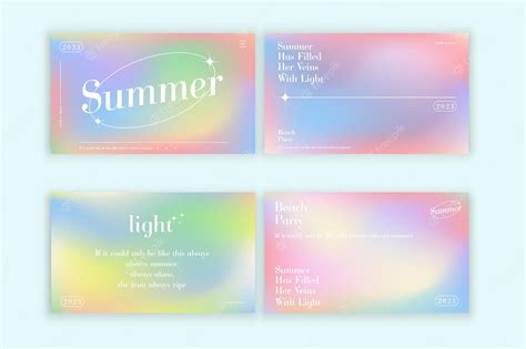 Premium Vector Abstract Gradient Color Poster Background