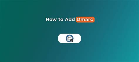 How To Add Dmarc Notes Habibzain