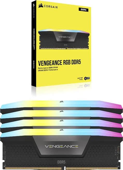 Corsair Vengeance Rgb 128gb 4 X 32gb 288 Pin Pc Ram Ddr5 5600 Pc5 44800 Desktop Memory Model