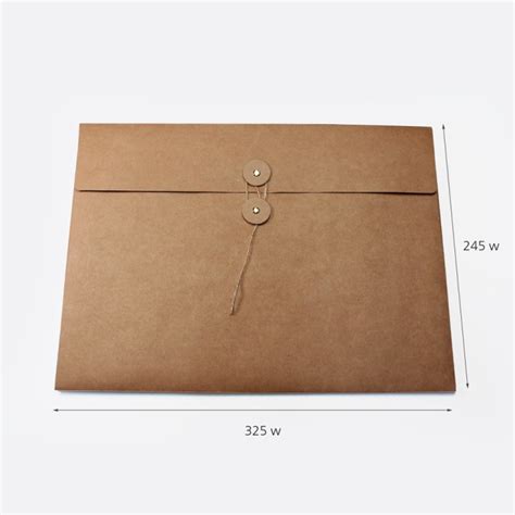 A4용지 크기 사이즈에 가로형 크라프트지 하도메 단추 봉투에 백색 실크 소량 인쇄 주문하기 네이버 블로그