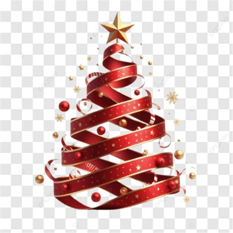 투명한 배경에 격리된 선명한 장식과 빛나는 조명으로 장식된 축제 크리스마스 트리 생동감 넘치는 장식으로 장식된 축제 크리스마스 트리 생동감 넘치는 장식과 빛나는 조명