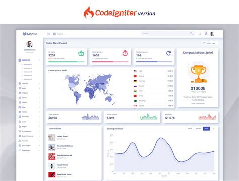 Dashtic Codeigniter Admin And Dashboard Template By Spruko™ On Dribbble