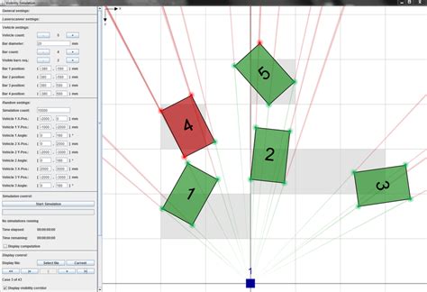 Screenshot Of The Visibility Simulation Download Scientific Diagram