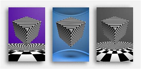 Modern 3d Poster With Fluid Gradient Background Art Volume Techno Vector Art Volume Techno
