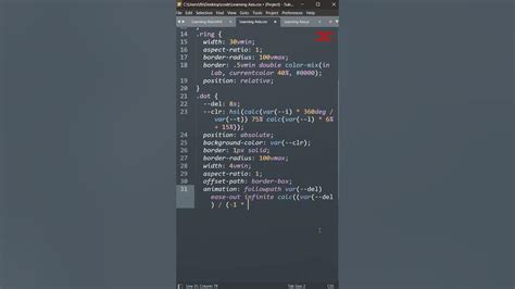 Balls Ring Html Css Javascript Youtube
