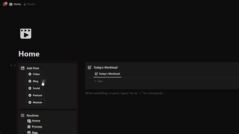 Walkthrough Demo 𝘛𝘦𝘮𝘱𝘭𝘢𝘵𝘦 Productive Content Notion for Productivity