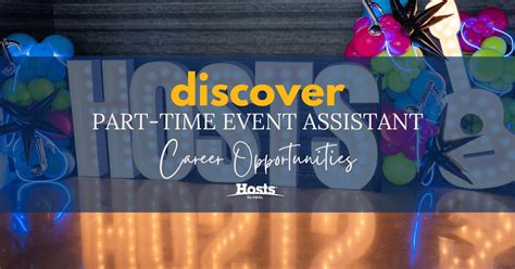 Part Time Event Assistant Opportunities Join Hosts Global