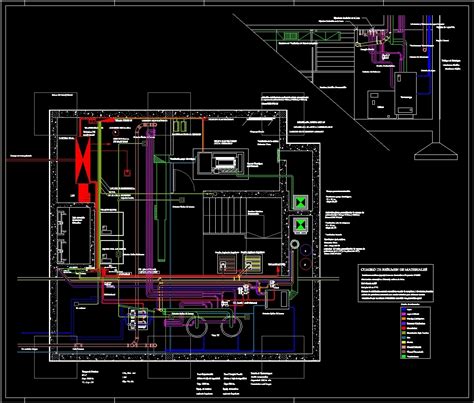 machines room dwg section for autocad designs cad