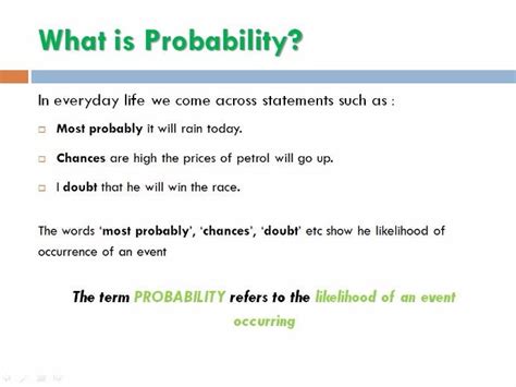 Probability Day 1 Teaching Resources