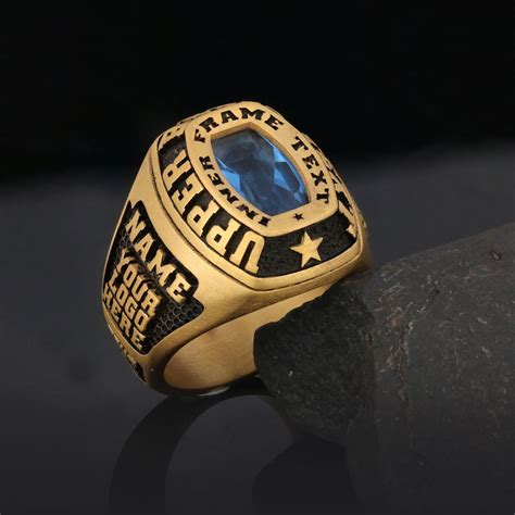 Army Personalized Ring Navy Guardiation T Marine Corps Ring