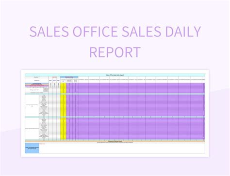 Free Daily Sales Templates For Google Sheets And Microsoft Excel Slidesdocs