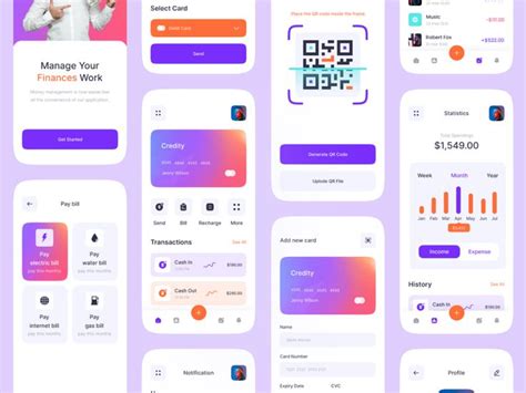 Banking Mobile App Ui Kit Uplabs