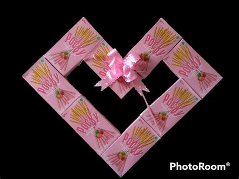 Tutorial Pocky Love Diy Gift Set Pocky Pink Snacks