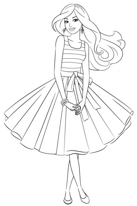 Pin By Andrea Fernandes♥️ On Fotos Andrea Barbie Coloring Barbie