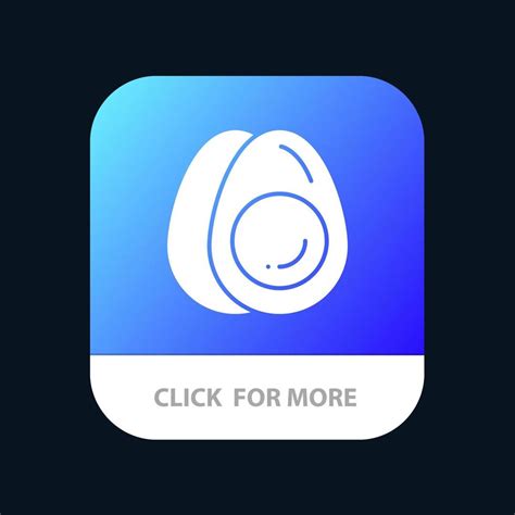 Egg Eggs Holiday Easter Mobile App Button Android And Ios Glyph Version 18032093 Vector Art At