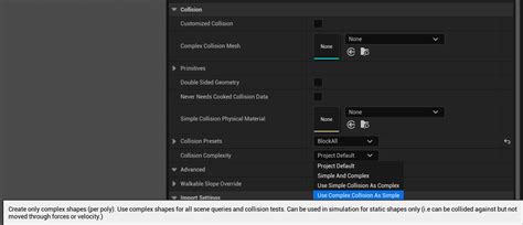Getting An Error When Trying To Simulate Physics On Mesh From Asset Pack Ask Gamedevtv