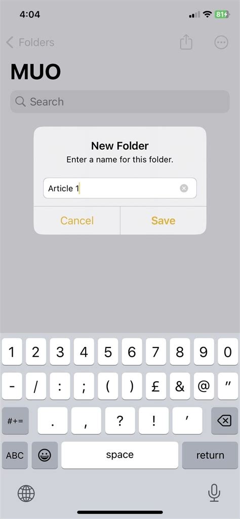 How To Organize Notes On Your IPhone Using Folders