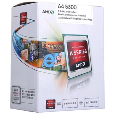 AMD A4-5300 APU Dual Core Processor Socket FM2 3.4GHZ | ProductFrom.com