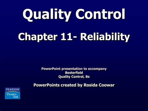 Chapter 11 Reliability Ppt Technology Computing