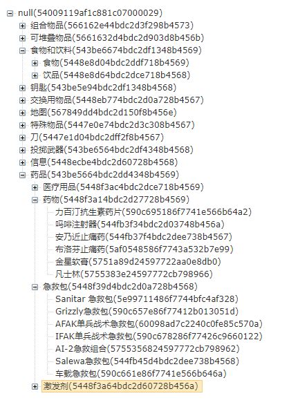 【开发向】spt 310x 33420 全物品分类树状结构图remake 10 重制版 自制数据库脚本制作 Oddba社区