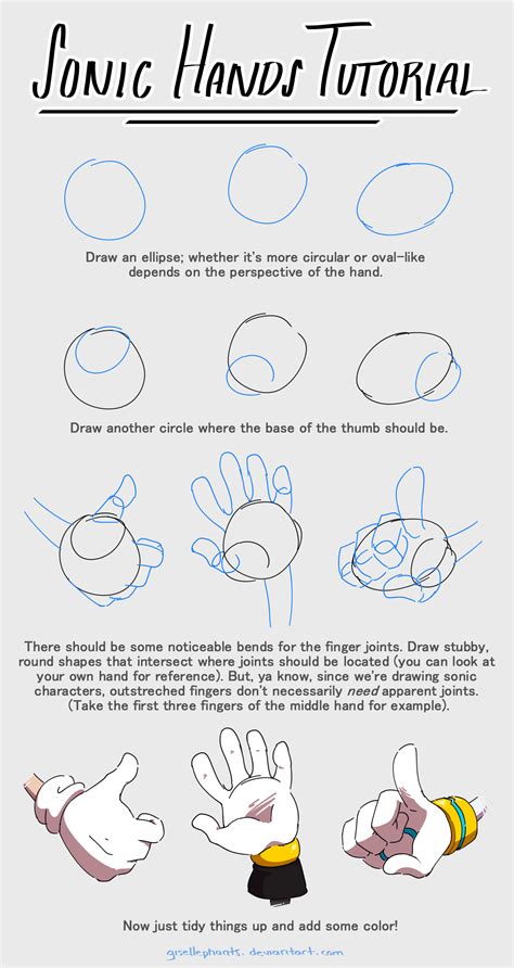 How To Draw Sonic Hands By Gisellephants On Deviantart How To Draw Hot Sex Picture