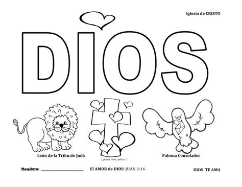 Dios Colorear En 2024 Lecciones De La Escuela Dominical Manualidades