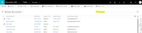 Dynamics 365 Quick Find View Carl De Souza