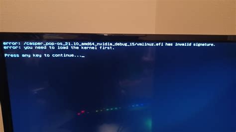 help i am trying to install pop os on i5 hp pavillion gaming desktop