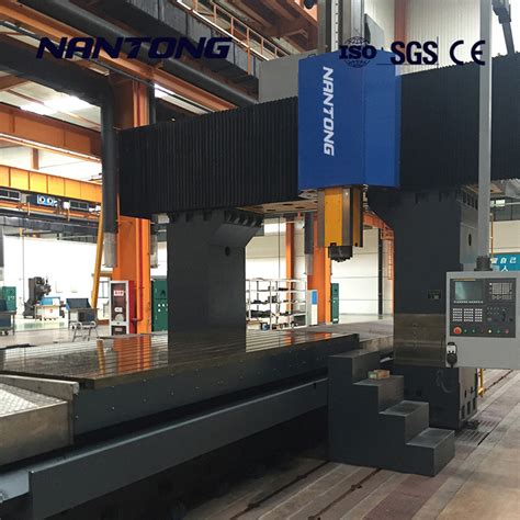 Fixed Beam Gantry Exactitude CNC Plano Milling Machine Two Column Milling Machine And Fixed Beam