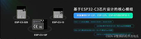 1一文认识安信可esp32 C3系列模组安信可全面停产esp32模组 Csdn博客