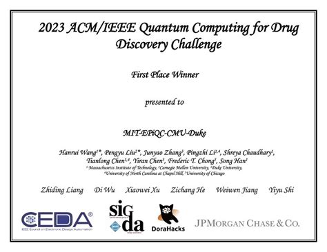Quantumcomputing Quantum Architecture Drugdiscovery Challenge