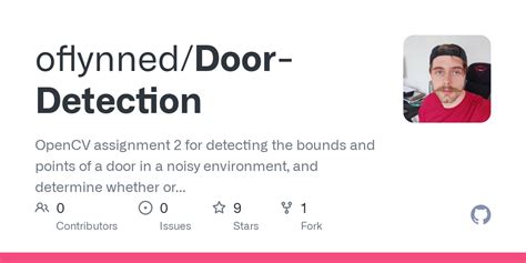 Github Oflynneddoor Detection Opencv Assignment 2 For Detecting The Bounds And Points Of A