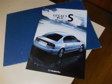 Subaru Legacy B4 S Japanese Brochure 2002 07 Ta Be5 Ej20 4wd Ebay