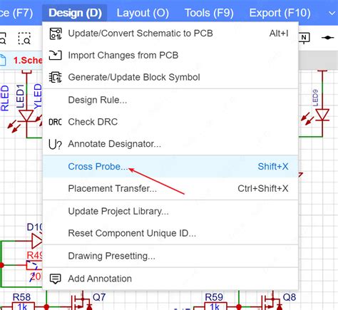 Cross Probe EasyEDA Pro User Guide