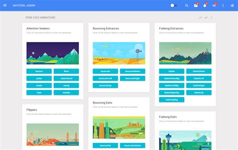 material admin responsive template jquery and angularjs on behance