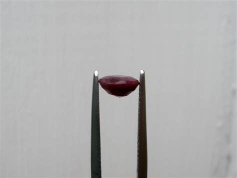 Red Ruby Round Loose Faceted Natural Gem Mm Etsy