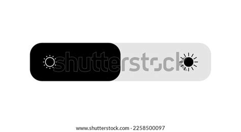 Brightness Control Icon Brightness Mockup Screen Stock Vector Royalty Free 2258500097