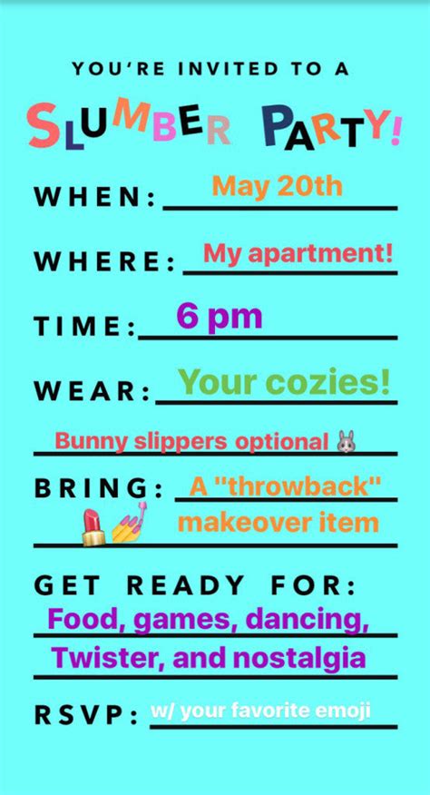 How To Host A Throwback Slumber Party Bash 41 Winks